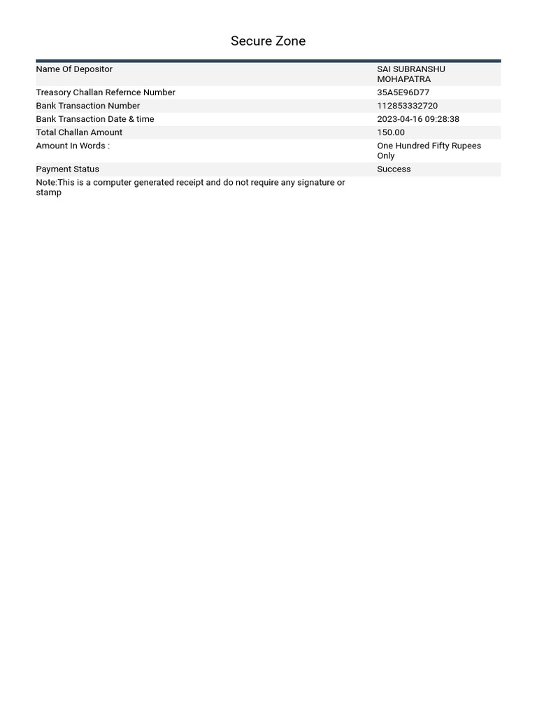 Secure Zone (1) | PDF