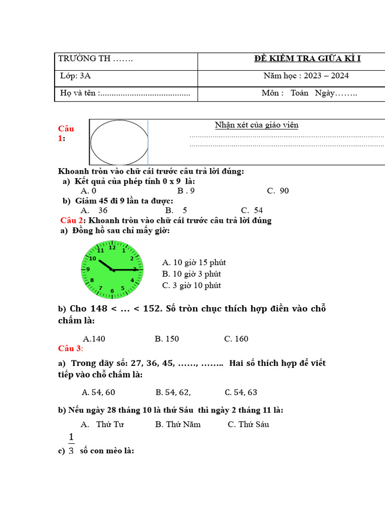 de-thi-giua-ki-1-toan-3-ket-noi-tri-thuc-de-1.doc | PDF