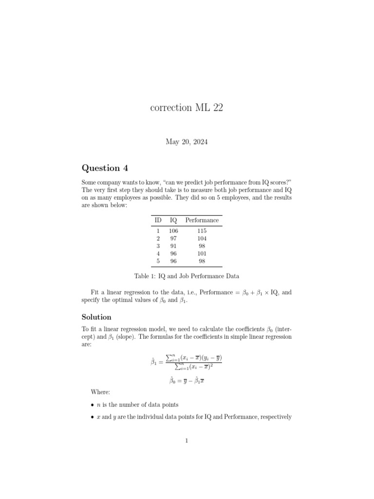 Correction Ml | PDF | Interpolation | Applied Statistics