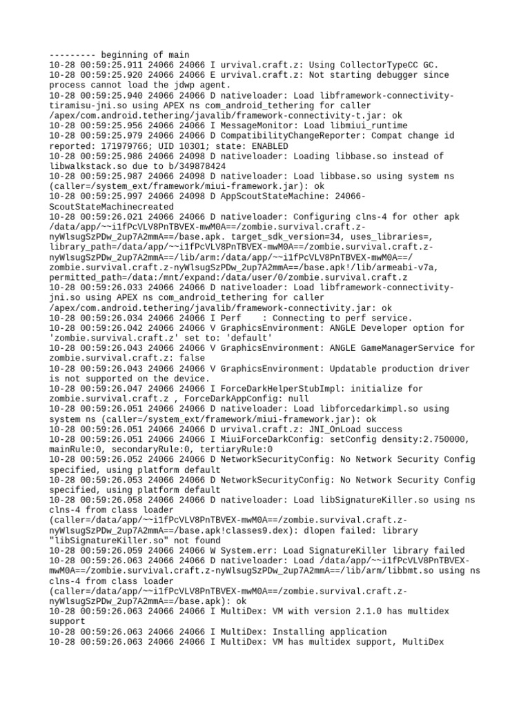 Mod Menu Log - Zombie.survival.craft.z | PDF | Library (Computing) | Software