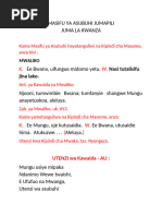 Barua Ya Ruhusa | PDF