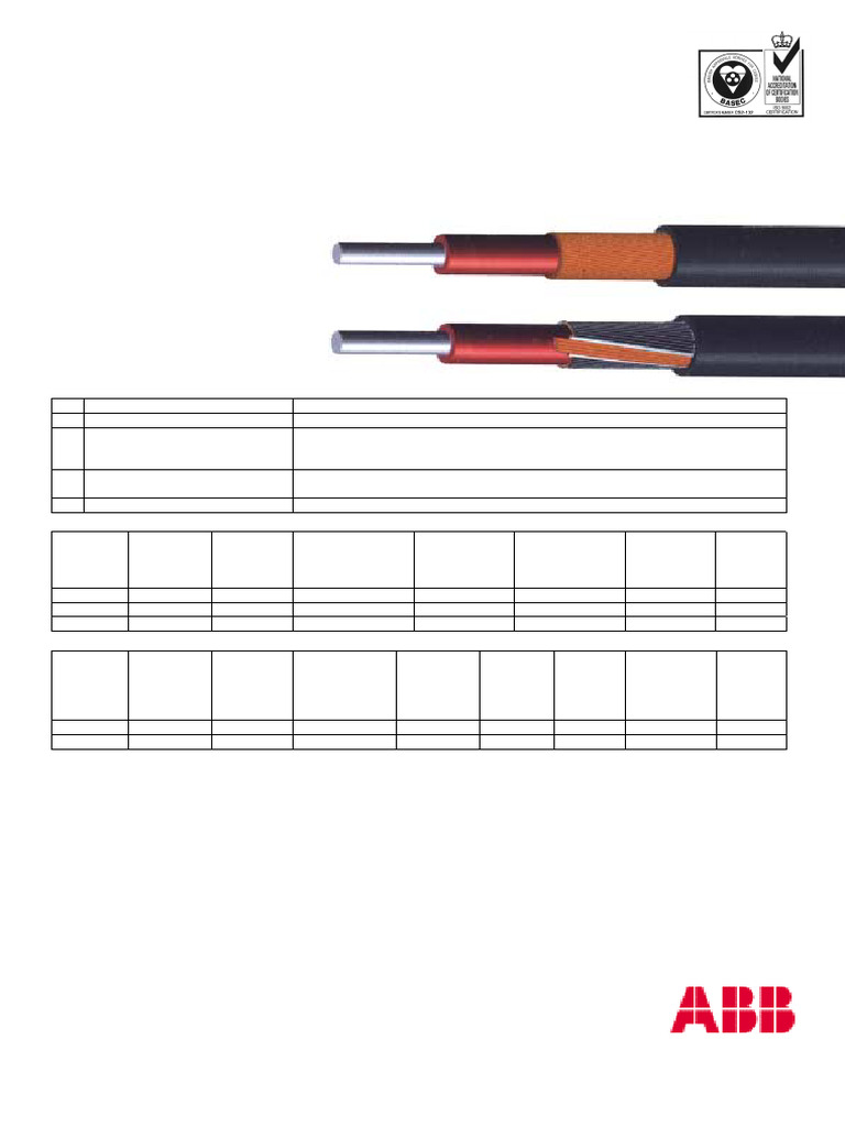 Single Core Hybrid Concentric Cable | PDF | Electrical Wiring | Equipment