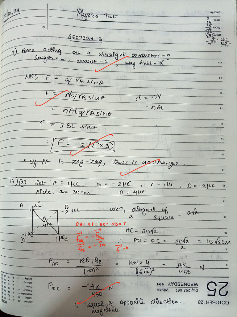 Bavadharani - Physics Test 1 | PDF