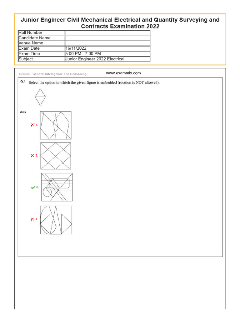 SSC JE Electrical PDF by shivam | PDF | English Language | Question