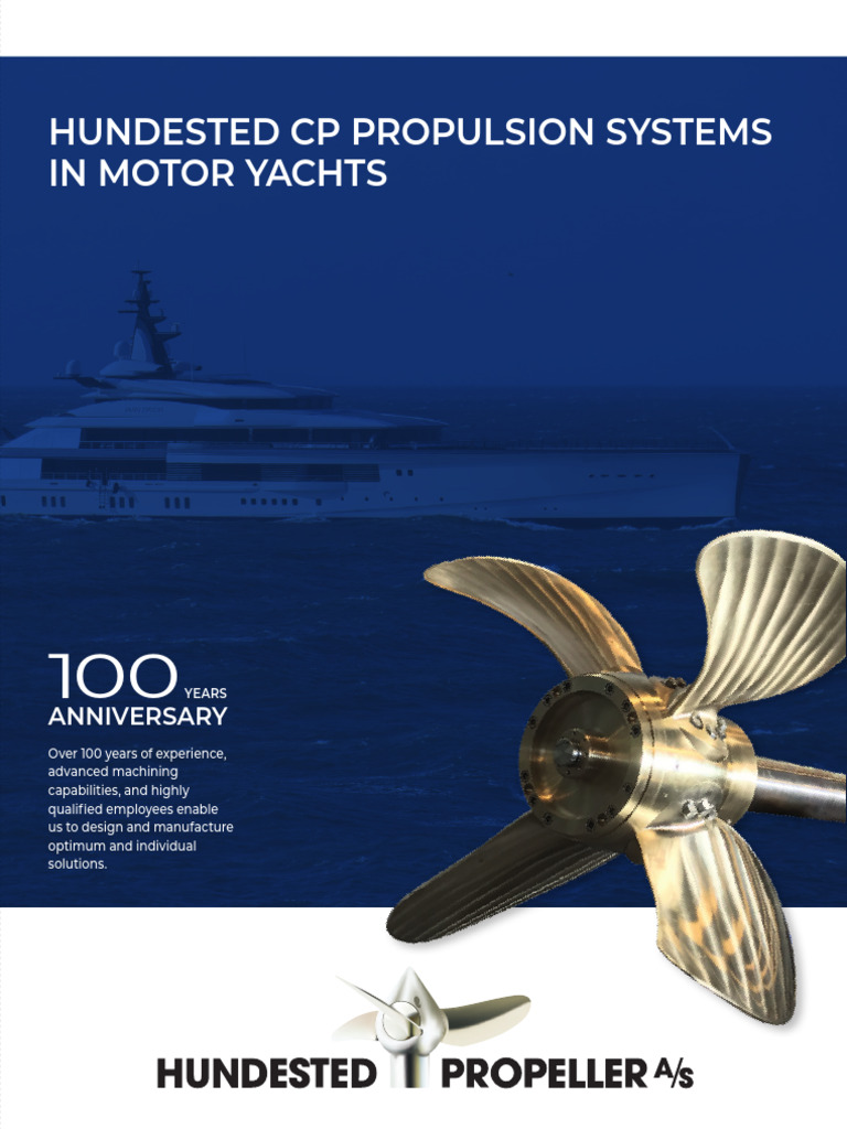 Hundested CPP in Motor Yachts | PDF | Engines | Propeller