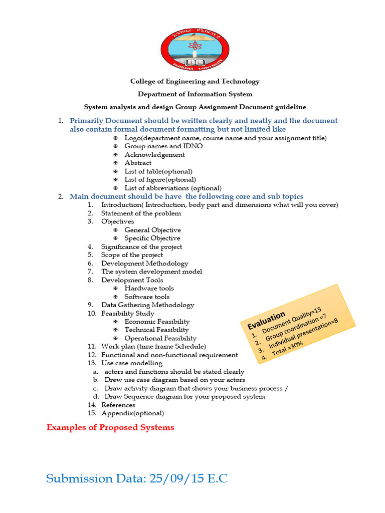 SAD Assignment | PDF