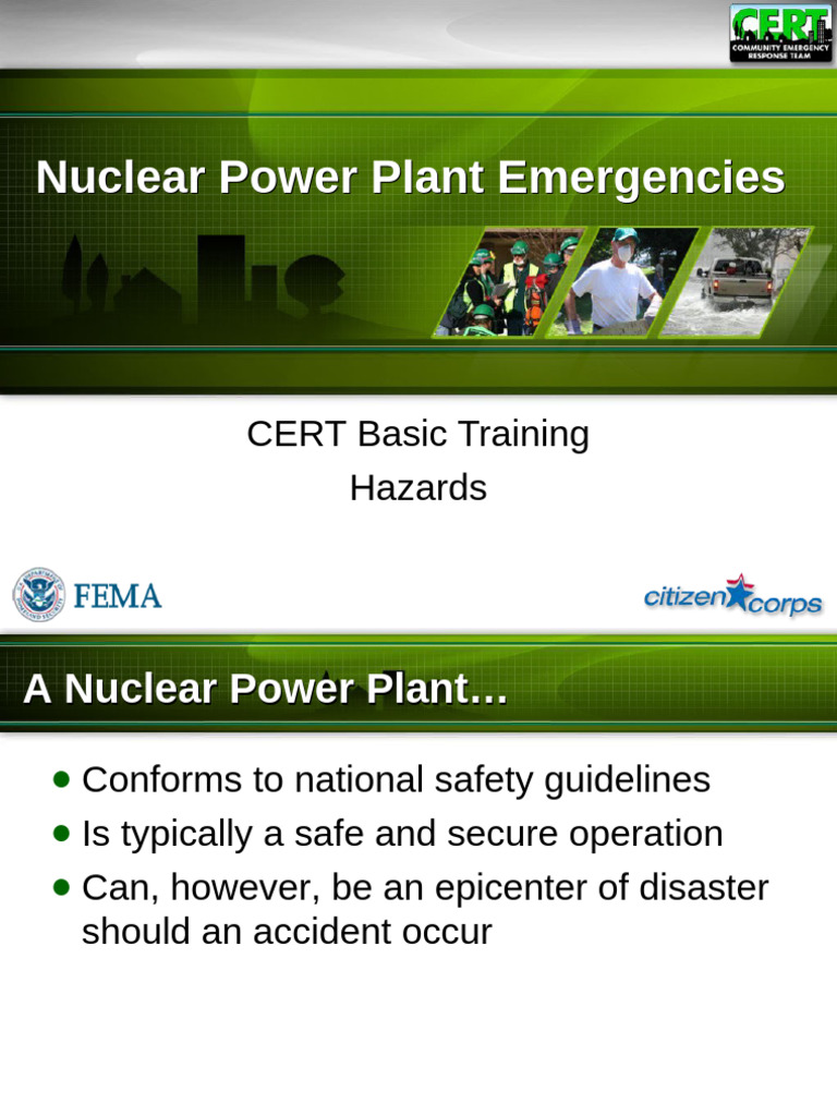Hazard12 Nuclearpowerplant Slides Jan2011 | PDF | Radioactive ...
