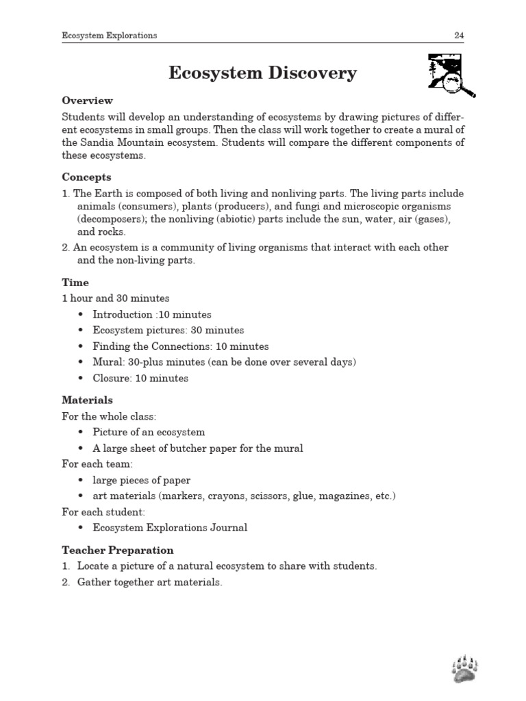 2.Ecosystem_Discovery | PDF | Ecosystem | Natural Environment