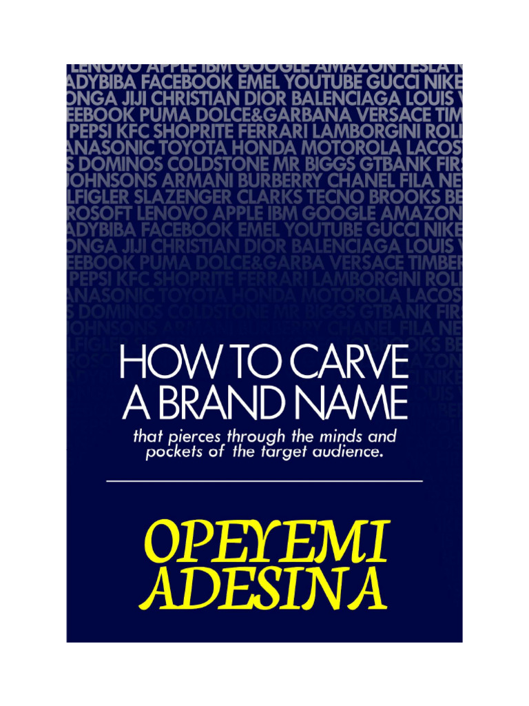 Effective Brand Naming by Opeyemi Adesina | PDF | Brand | Marketing