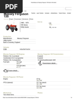 FE35 and MF35 Serial Numbers | PDF | Tractor | Automotive Industry