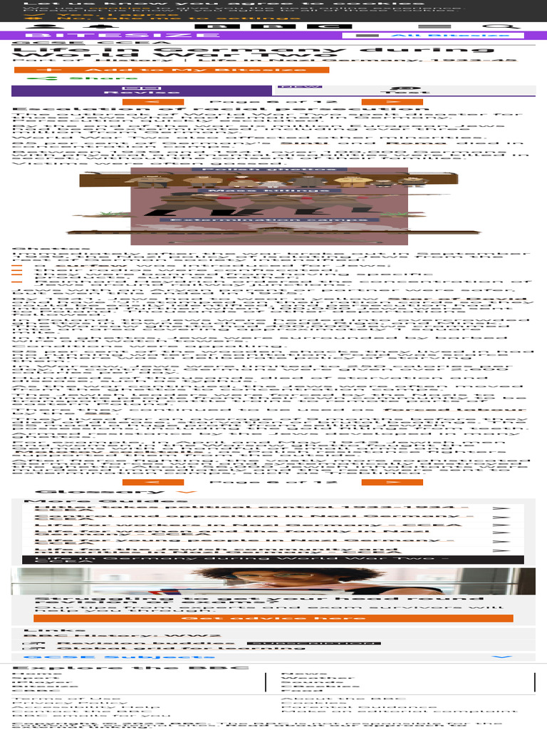 Escalation of Racial Persecution - Life in Germany During World War Two ...