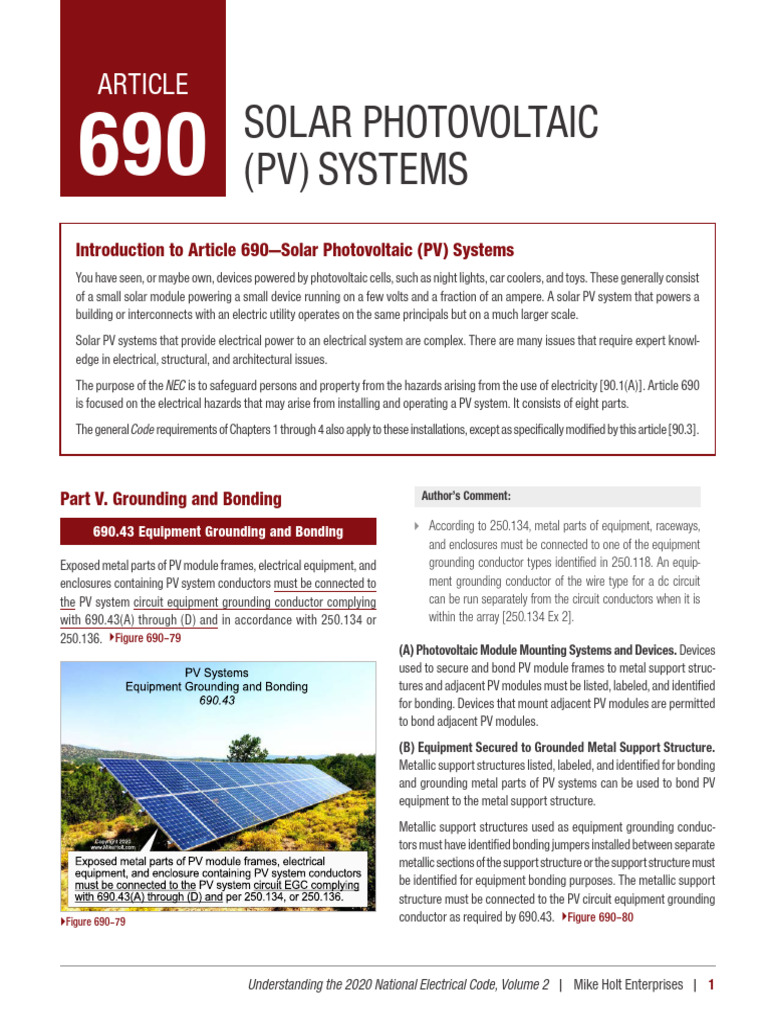 20_SOLAR_690.43 | PDF | Photovoltaic System | Photovoltaics