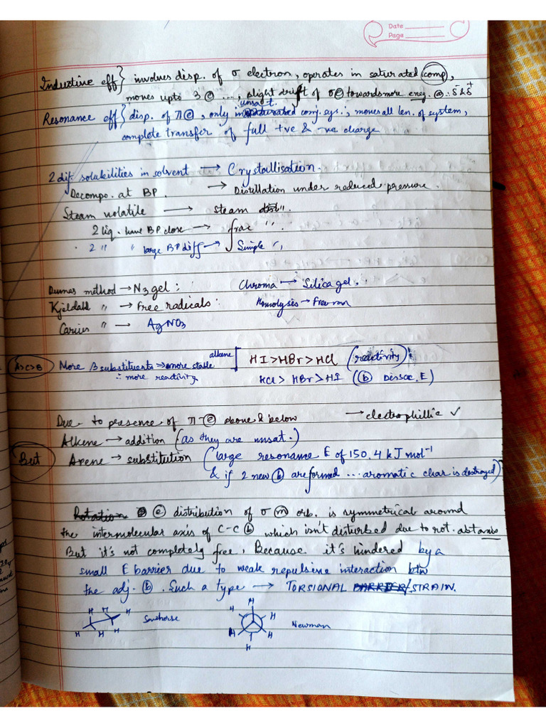 chemistry unit 2 notes Sayak 2023 | PDF