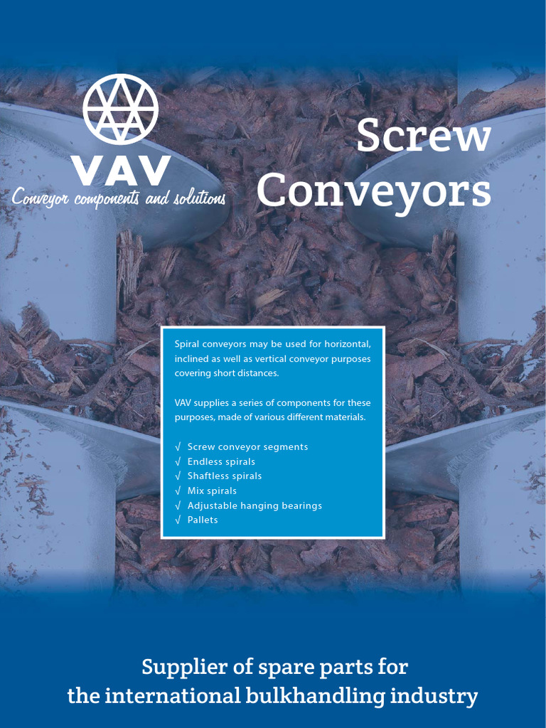VAV-screw-conveyor-parts | PDF | Screw | Mechanical Engineering