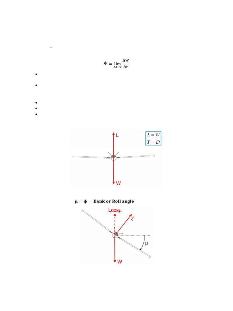 Turning Flight | PDF | Lift (Force) | Force