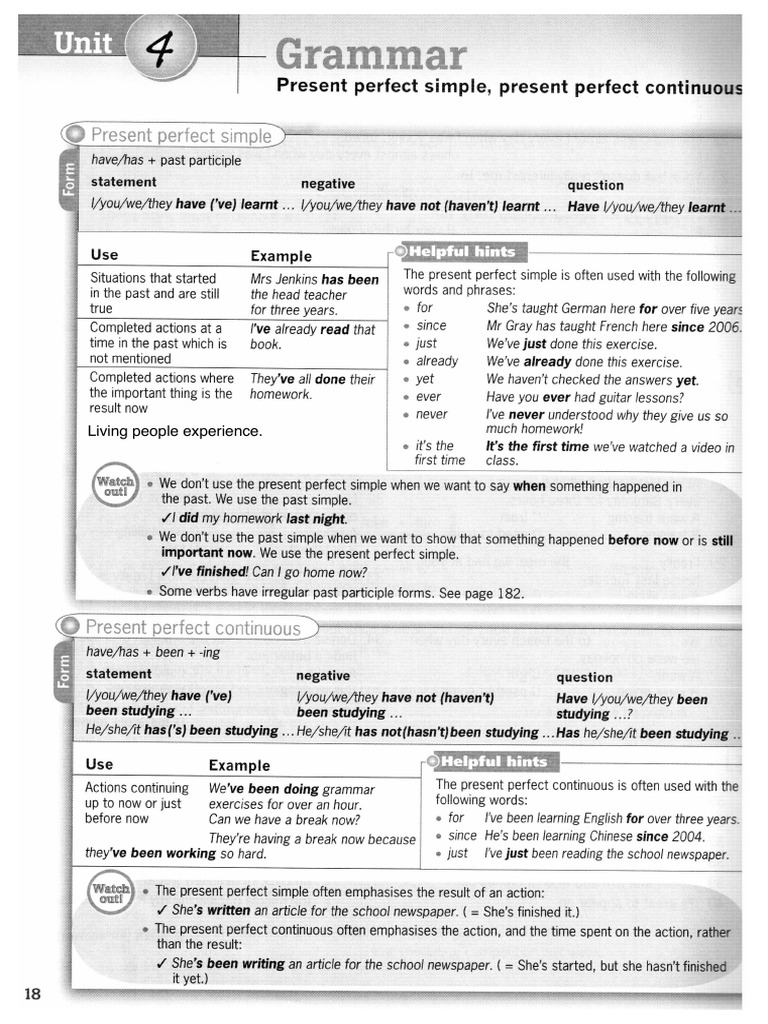 Perfect Tenses | PDF