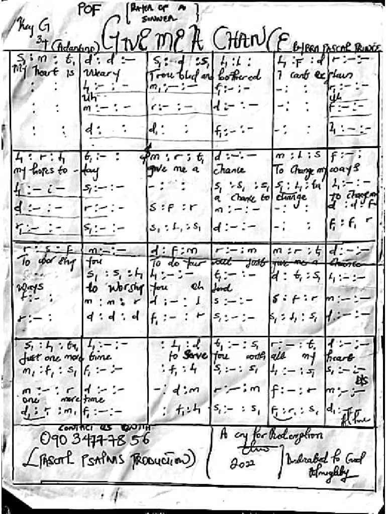 A Chance by Pascal | PDF