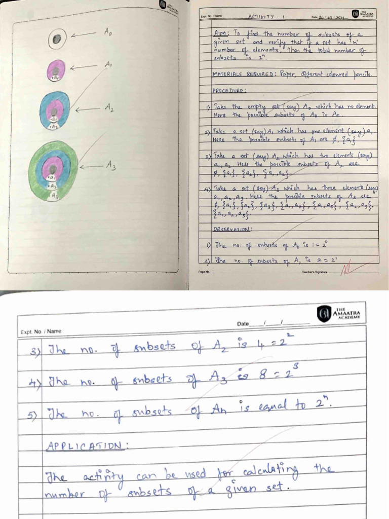 maths lab record (activities-8) | PDF