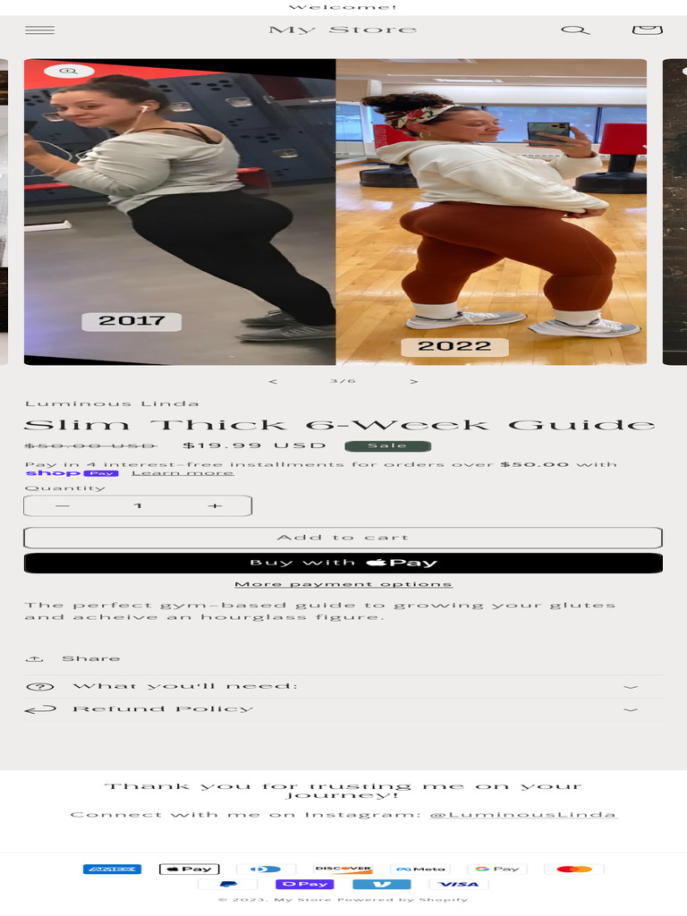 6-Week Glute Growth Guide | PDF