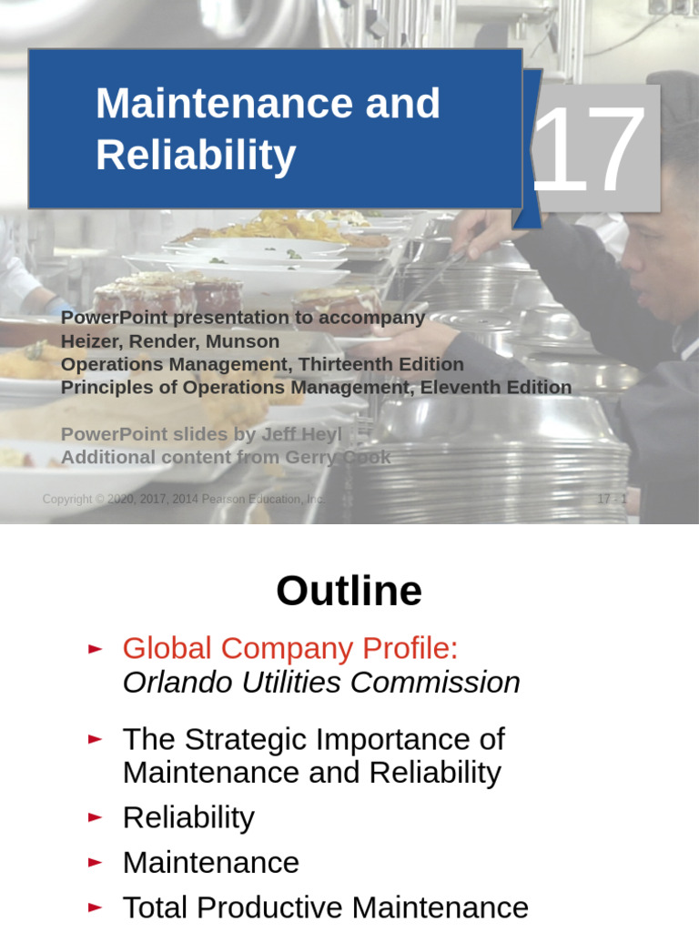 Maintenance, Reliability and Redundancy Fall 20245 | PDF | Reliability ...