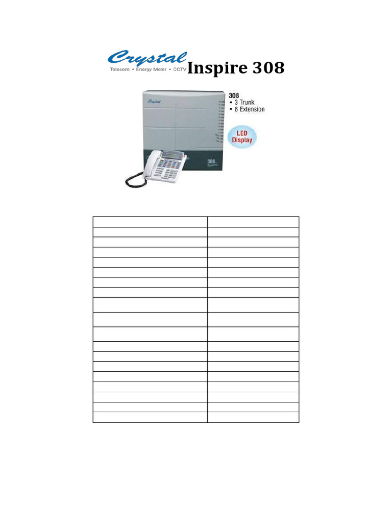 Crystal Inspire 308 | PDF | Computing | Computer Engineering