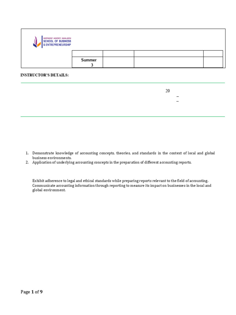 ACN-201-Course-outline-Section-07 | PDF