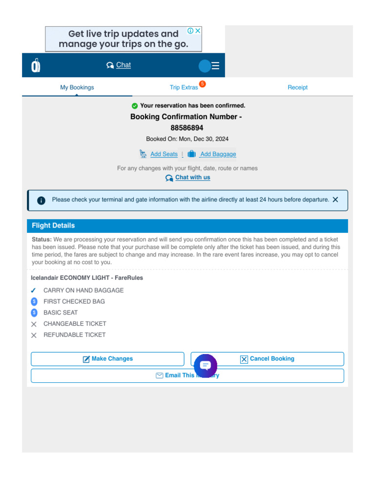 CheapOair - Booking Confirmation 2 | PDF | Passport