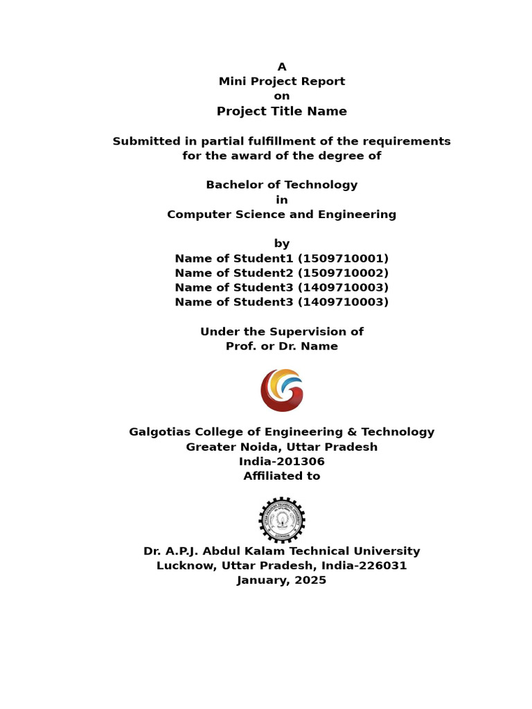 Mini Project Sample Final Report File | PDF | Databases | Usability