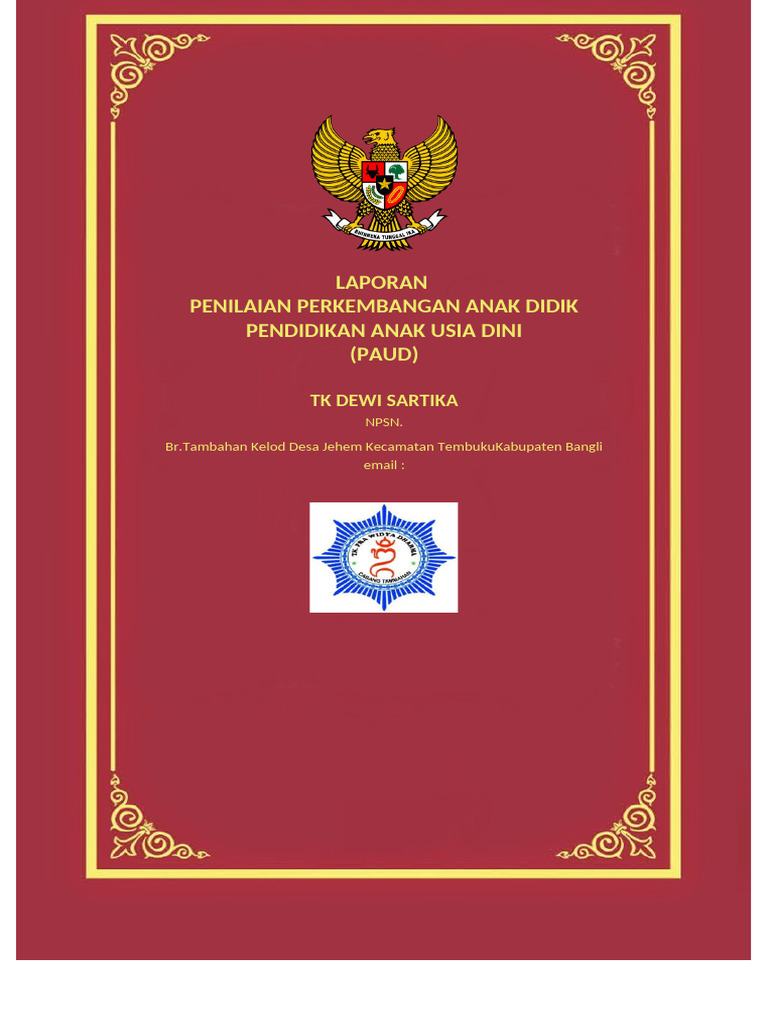 Raport Bdr 2021 Dewi Sartika Yuni Hastari | PDF