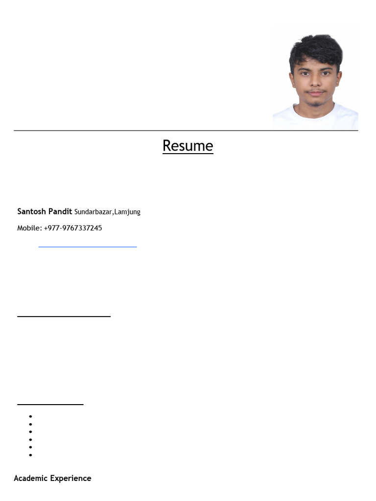 Santosh Resume | PDF
