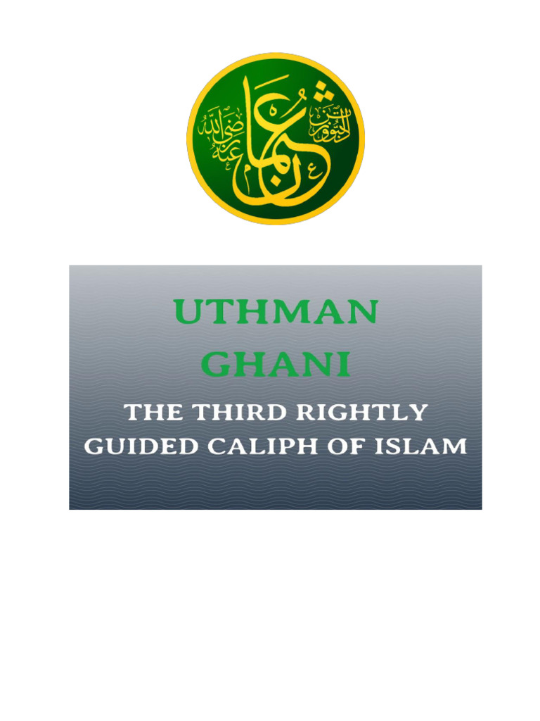Chapter 7 Uthman (R.A) | PDF | Ali | Umar