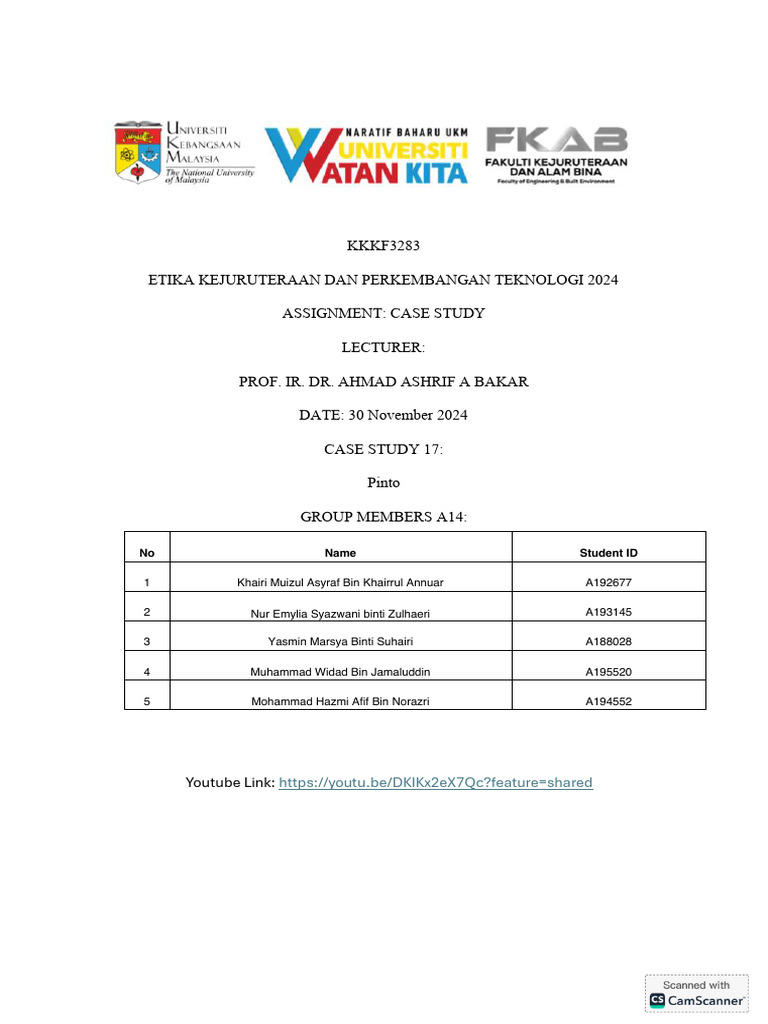 Group A14 Etika Kejuruteraan Dan Perkemb | PDF