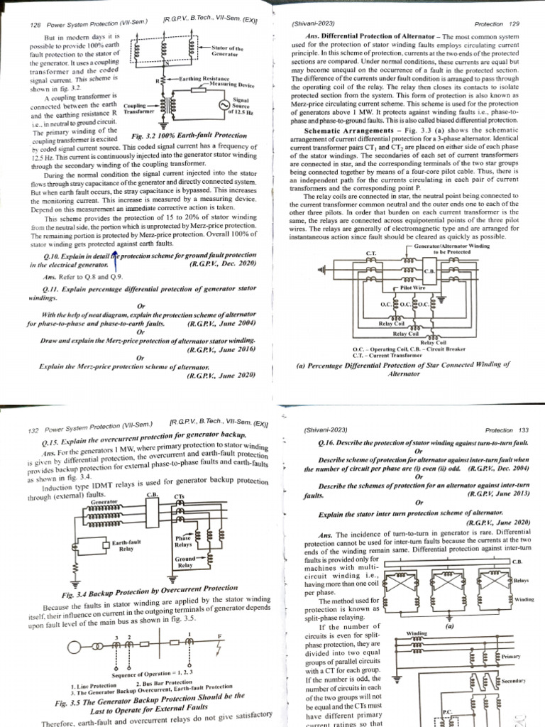 Power System Protection 2 Pdf Electric Arc Transformer