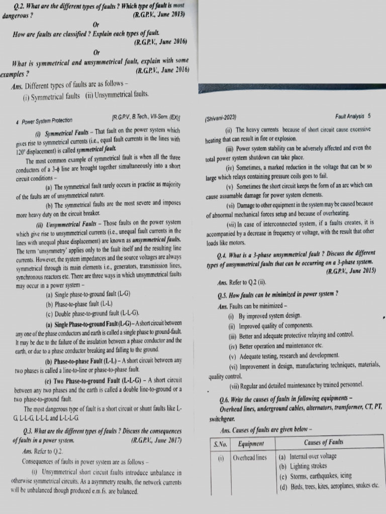 Power System Protection 1 | PDF