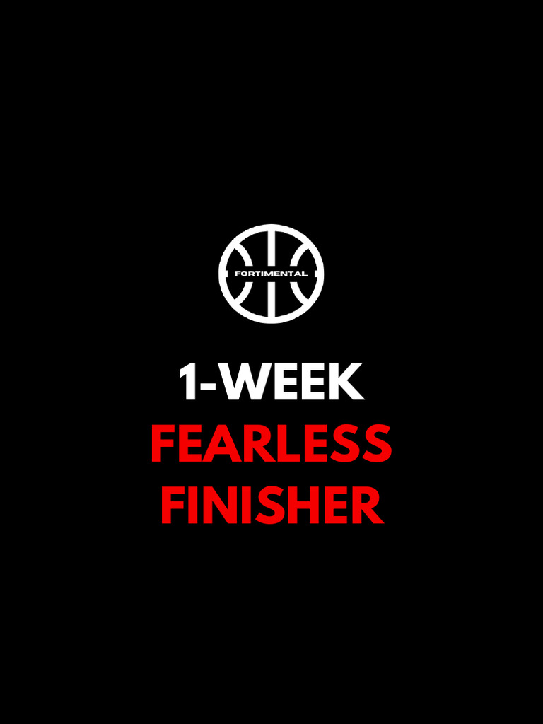 1-Week Basketball Finishing Drills | PDF | Ball Games | Team Sports