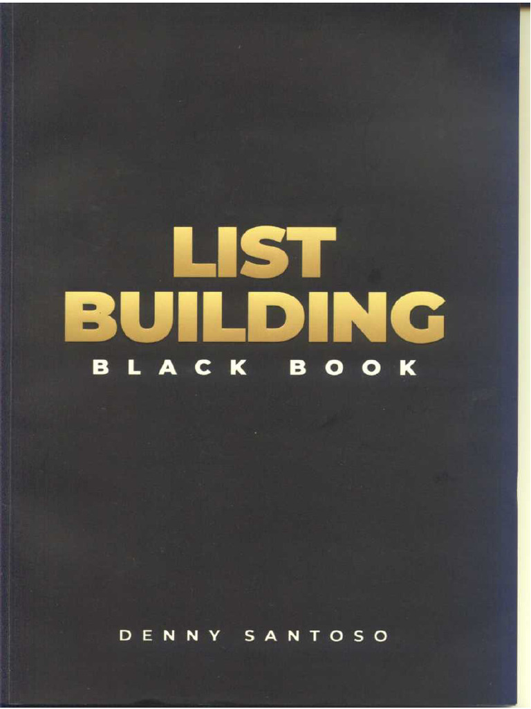 List Building Black Book | PDF
