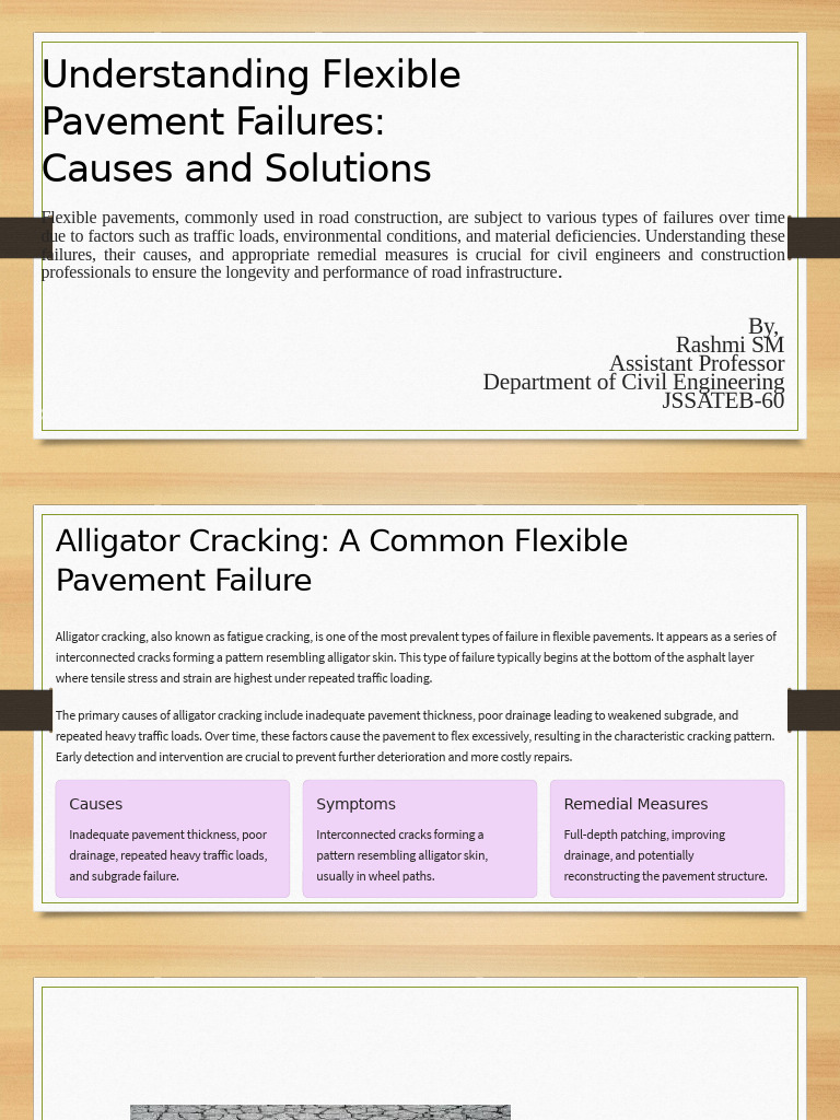 MODULE 3-Understanding Flexible Pavement Failures: Causes and Solutions ...