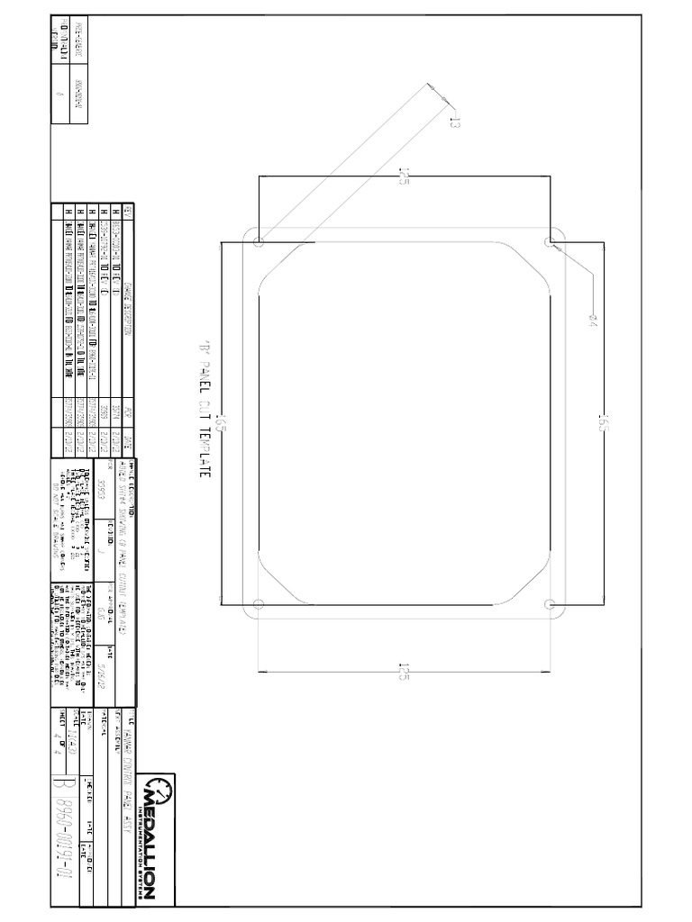 YANMAR Display B20 Panel Template | PDF