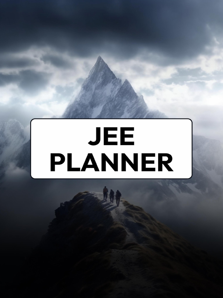 JEE Digital Planner | PDF