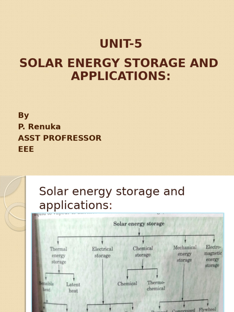unit 5 | PDF | Energy Storage | Heat