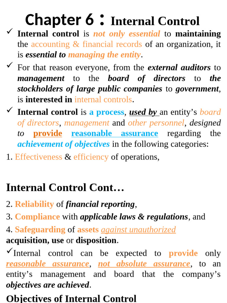 Understanding Internal Control Systems | PDF | Internal Control | Audit