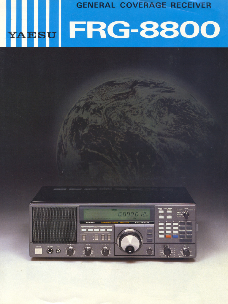 Yaesu - FRG 8800 1985 | PDF