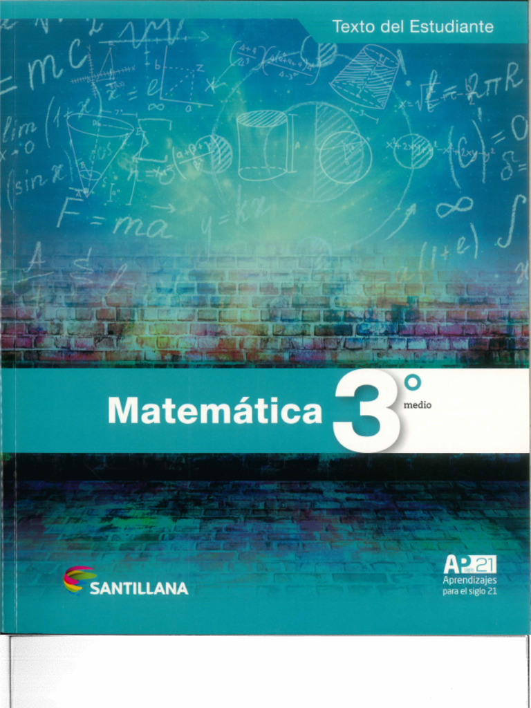 Matematicas 3ro Medio. Texto Del Estudiante Santillana | PDF