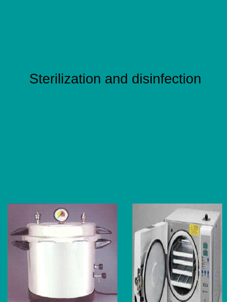 Sterilization and Disinfectant | PDF | Sterilization (Microbiology) | Disinfectant