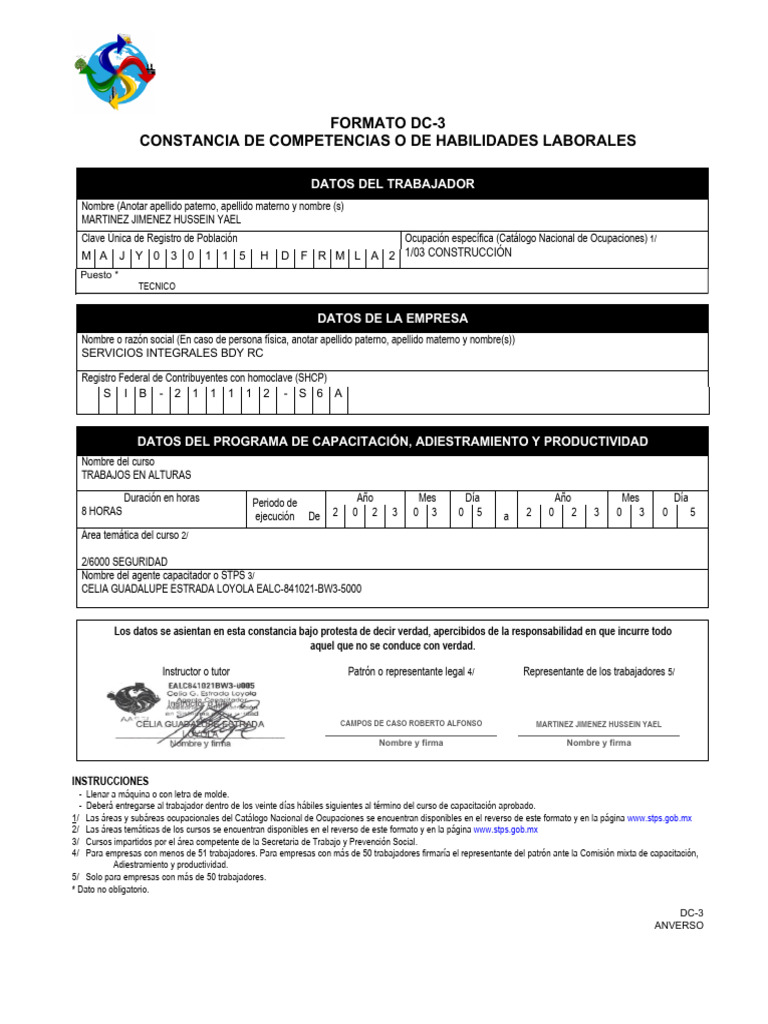 DC3 Alturas Yhmj | PDF