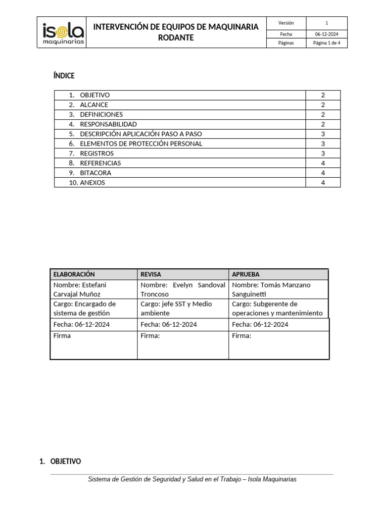 ISC-Intervenciones de Equipos de Maquinaria Rodante | PDF