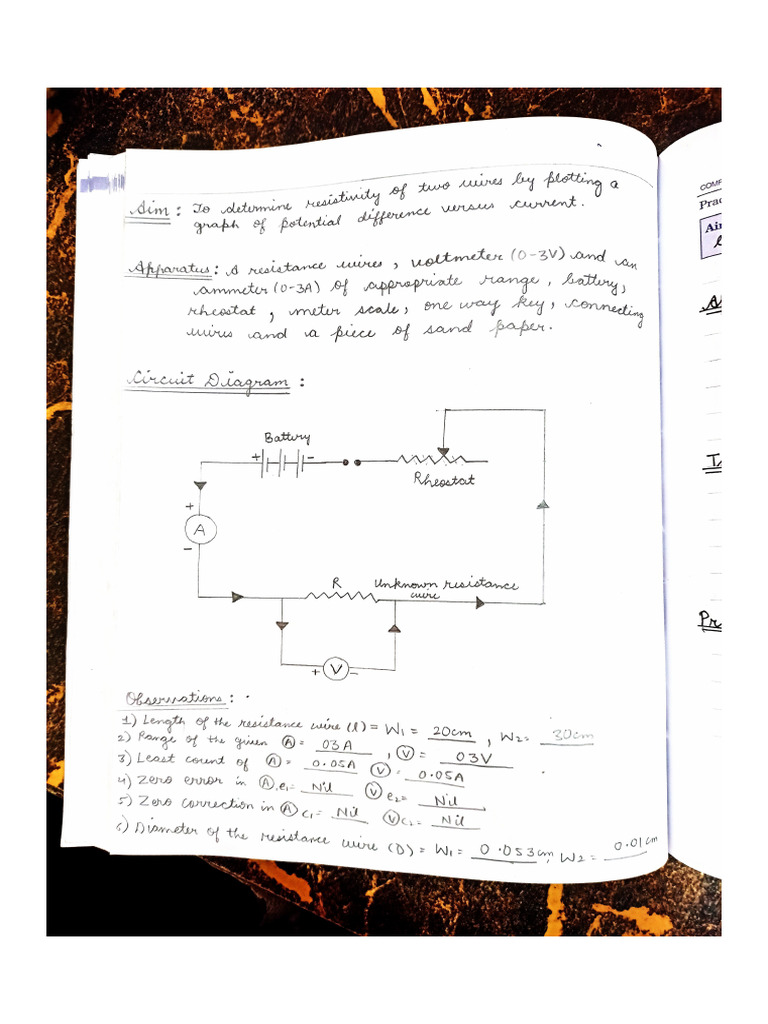 practical 1 phy | PDF