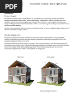 CIBSE AM10 Natural Ventilation Checklist | PDF
