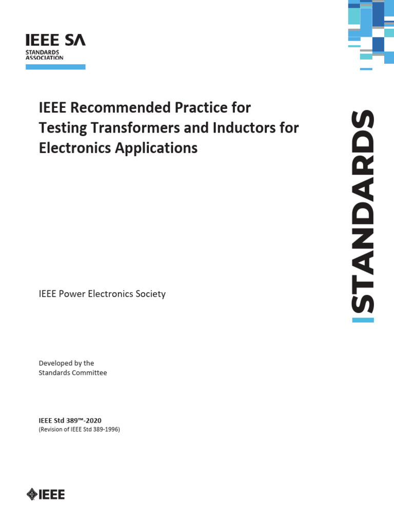 IEEE Recommended Practice For Testing Transformers and Inductors For ...