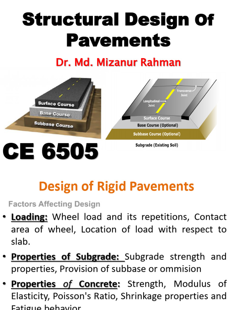 Rigid Pavement Structural Design Guide | PDF | Road Surface | Fatigue (Material)